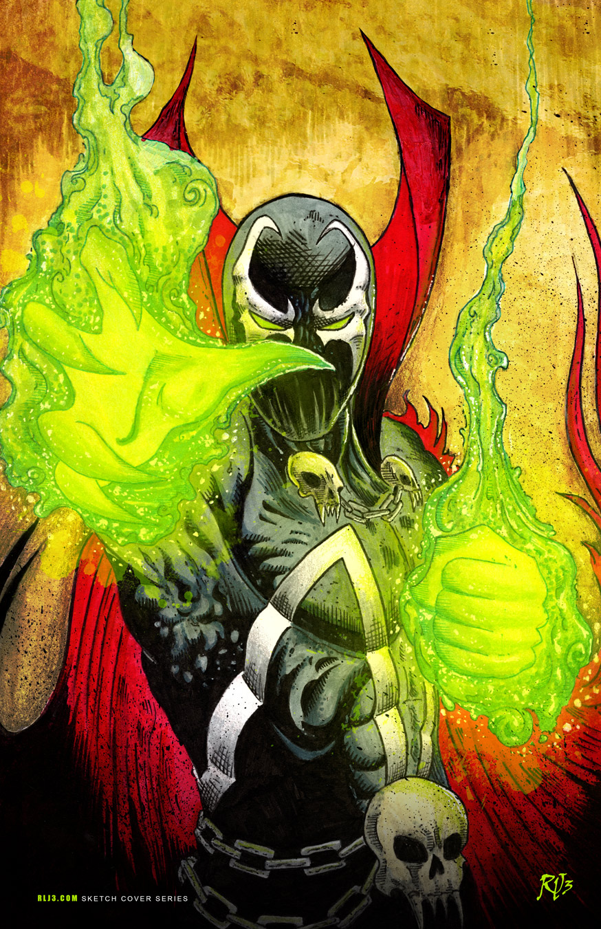 Spawn #300 | SKETCH COVER | Rodney Fyke